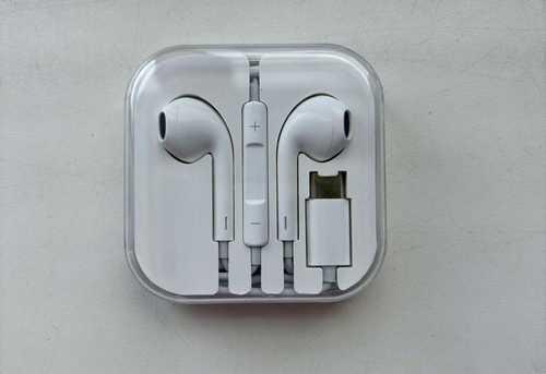 Наушники apple EarPods на Type-c