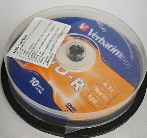 DVD диски-болванки, 5 штук