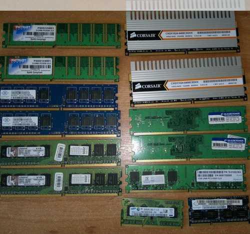 Оперативная память (озу) DDR2 (512mb и 1gb)