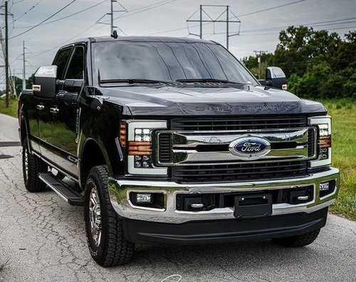 Фары Ford F250 F350 F450 2017-2019 светодиодные