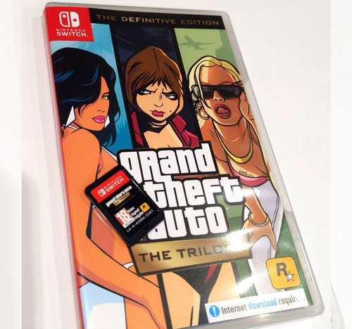 Картридж GTA Vice city San Andreas Nintendo Switch