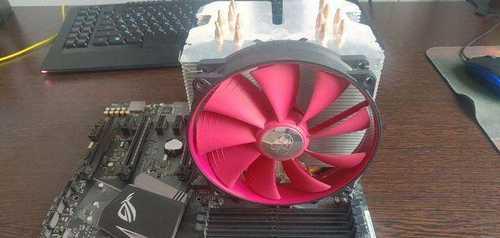 Intel core i7 7700k, Asus strix z270f gaming, Red