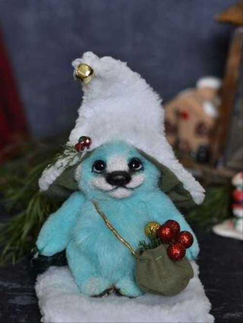 Мишка тедди зеленый