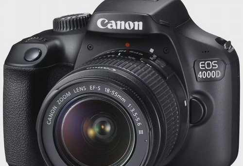 Фотоаппарат зеркальный Canon EOS 4000D EF-S 18-55