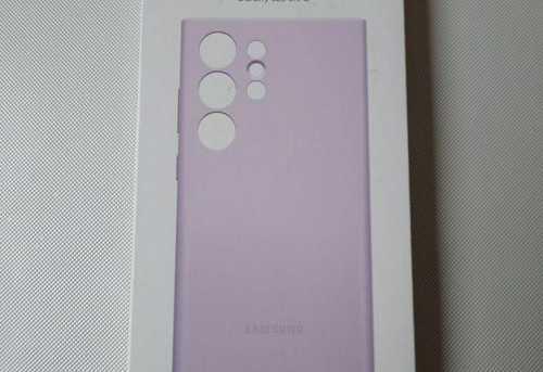 Чехол Silicone Case на Samsung S23 Ultra оригинал