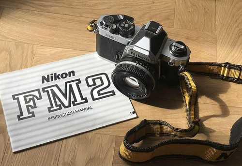 Nikon FM2, два объектива 50 1.4 и 1.8, мелочи