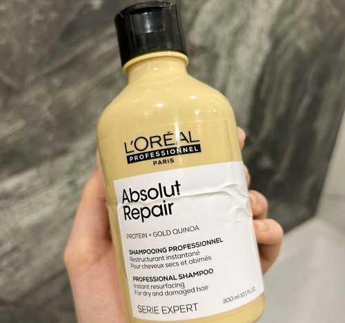 Шампунь loreal absolut repair