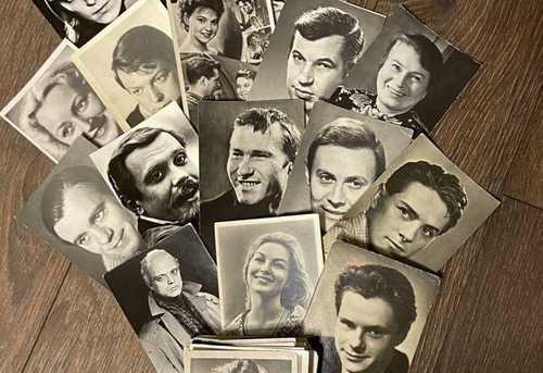 Открытки с фото советских актеров