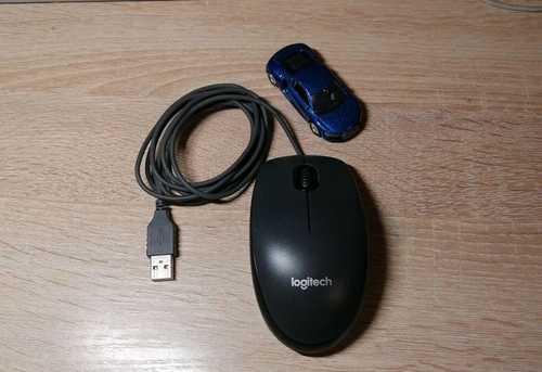 Мышь Logitech m100 usb