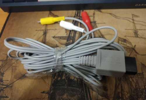 Оригинальный композитный AV кабель Wii (RVL-009)
