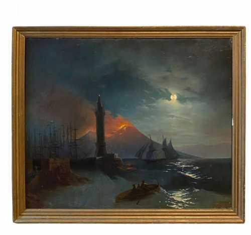 Картина "Ночью на море", художника Н. Шевченко, 18