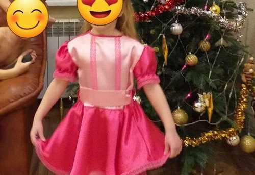 Новогодний костюм для девочки кукла