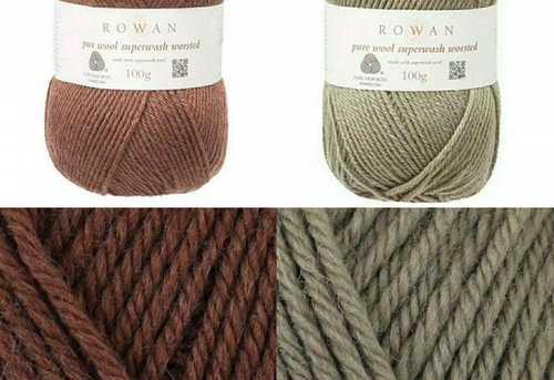 Пряжа Rowan Pure Wool Superwash Worsted