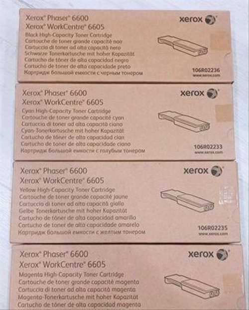 Лазерные картриджи Xerox Phaser 6600/6605