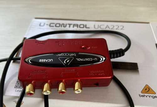 Внешняя звуковая карта с USB behringer UCA 222 U-C