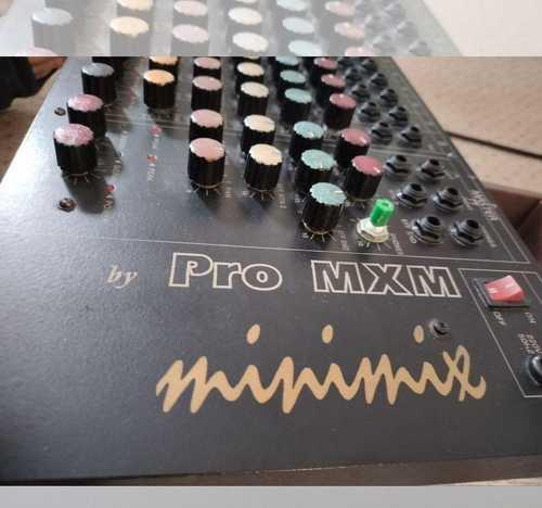 Пульт микшерный minimix pro mxm 8 каналов