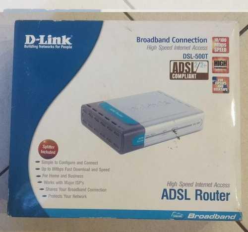 Роутер adsl DSL-500T