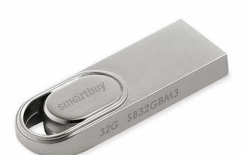Флешка USB SmartBuy M3 Metal 32Gb silver