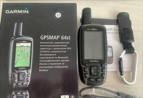 Навигатор garmin gpsmap 64st рст "Полный комплект"