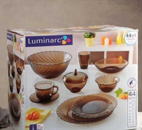 Набор столовой посуды 45 предметов. luminarc