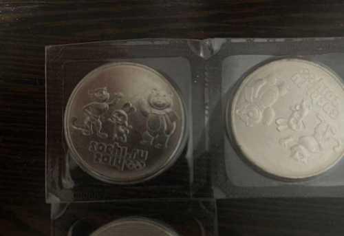 Олимпийские монеты сочи 2012 и 2011г