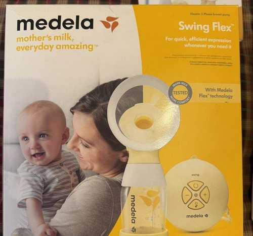 Молокоотсос medela электрический swing flex