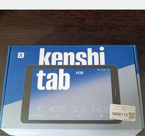 Продам планшет Kenshi Tab H38