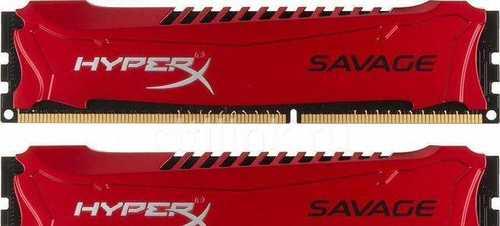 Озу ddr 3 hyperx fury savage 16гб (8x2) 1600 MHz