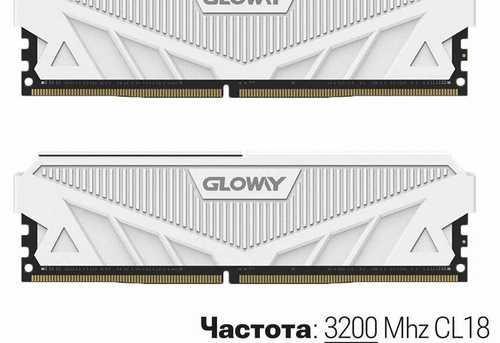 Gloway DDR4 16 Gb (2*8) 3200 CL18, новая