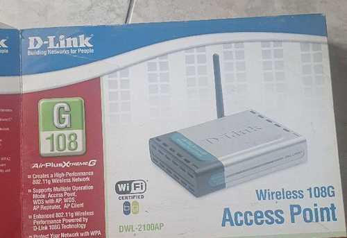 D-Link роутер dwl-2100 ap