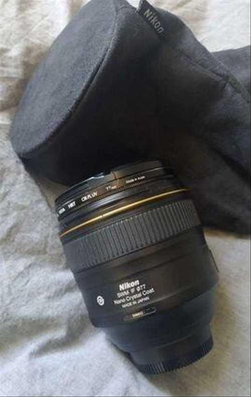 Объектив Nikon 85mm(AF-S nikkor 85 mm 1:1:4 G)