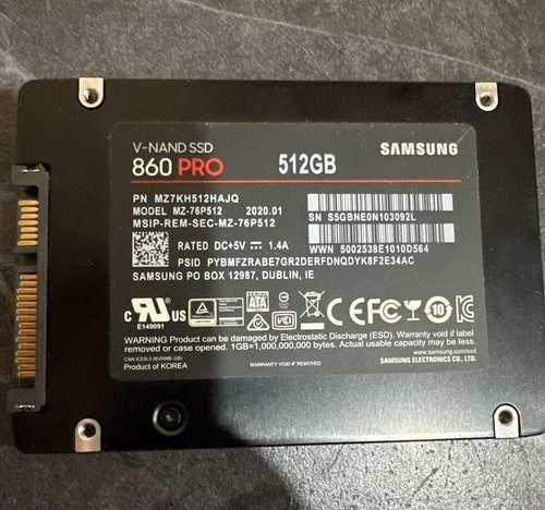 Samsung ssd 860 pro