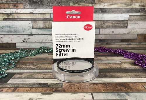 Защитный фильтр Canon 72mm UV Новый (A293)