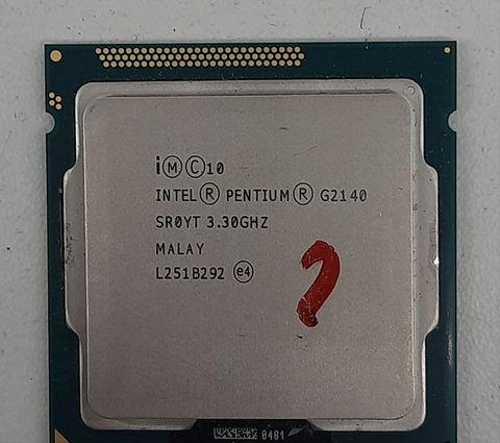 Процессор Intel Pentium G2140 (sr0yt) бу