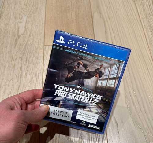 Игра Tony Hawks pro skater 1+2