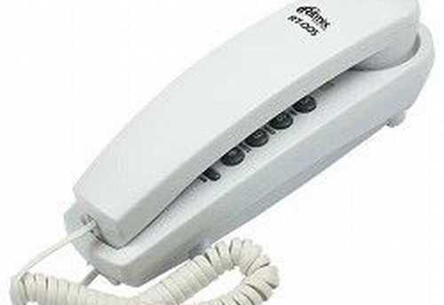 Ritmix RT-005 white проводной телефон, повторный н