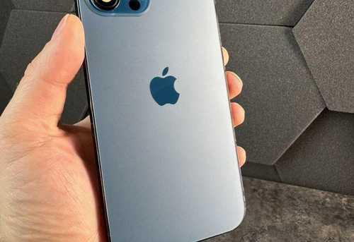 Корпус iPhone 12 pro max blue новый
