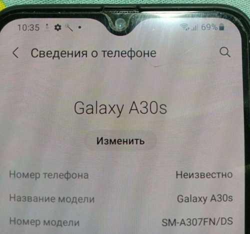 Samsung Galaxy A30s, 4/64 ГБ