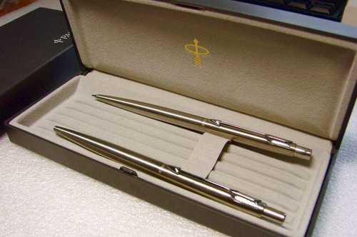 Набор ручка карандаш Parker Classic Steel CT 1994
