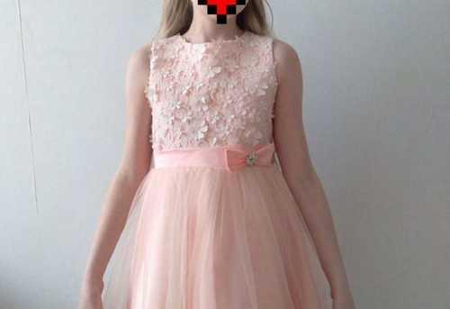 Нарядное платье для девочки 128