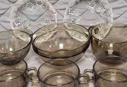 Набор посуды Arcopal и Water glass,Франция