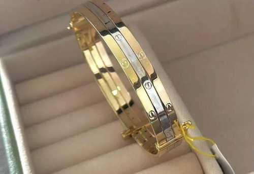 Золотой браслет cartier 585