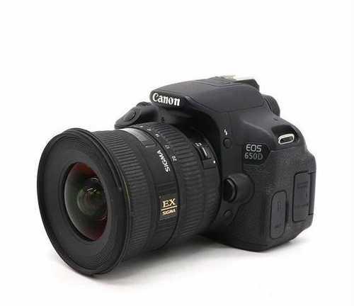 Canon EOS 650D kit 10-20mm f/4-5.6 EX DC HSM