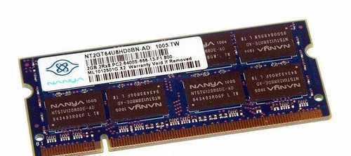 DDR2 SO-dimm 2GB Nanya PC2-6400S 800MHz