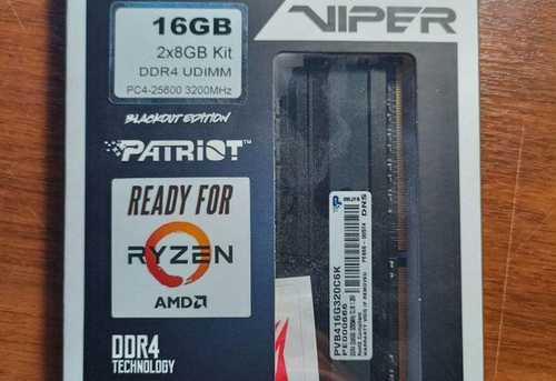 Patriot Viper Blackout 16GB DDR4