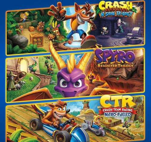 Crash   Spyro Triple Play Bundle PS4/PS5