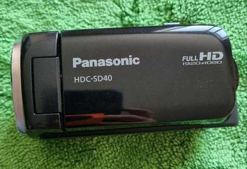 Видеокамера panasonic HDC-SD40