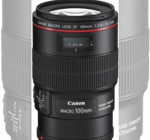 Объектив canon ef 100mm f 2 8l macro usm