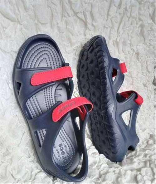 Новые сандалии Crocs J3 (34-35EUR) Swiftwater