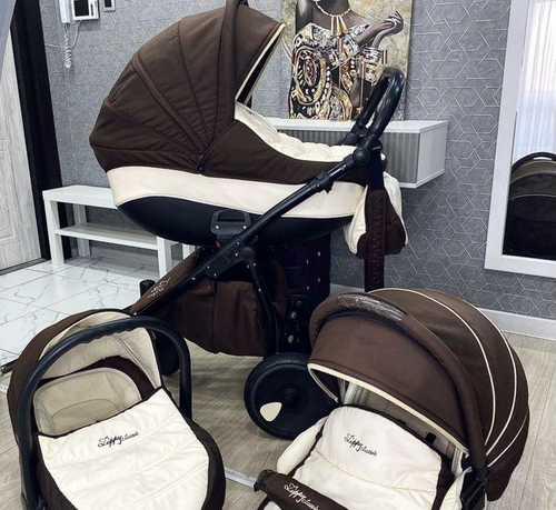 Коляска 3 в 1 Tutis Zippy Classic Кожа (отл.сост)